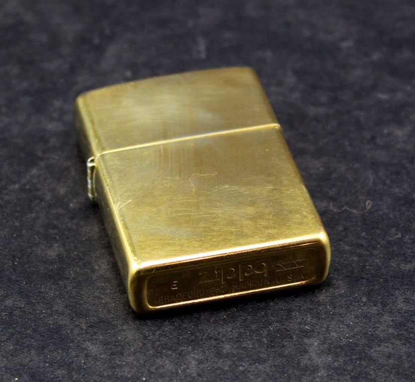 Zippo isqueiro Solid Brass Original • Familia Muda