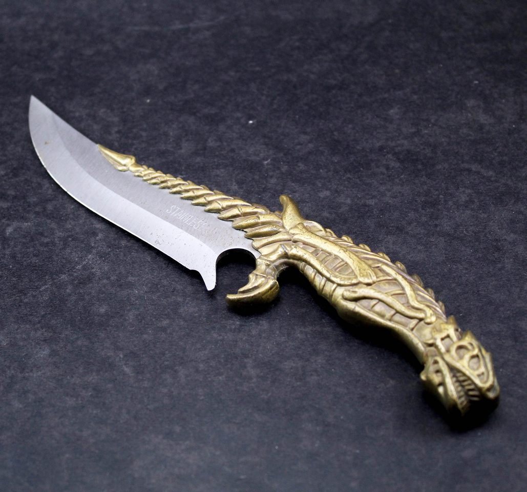 Adaga Medieval ORC, cosplay, RPG • Familia Muda