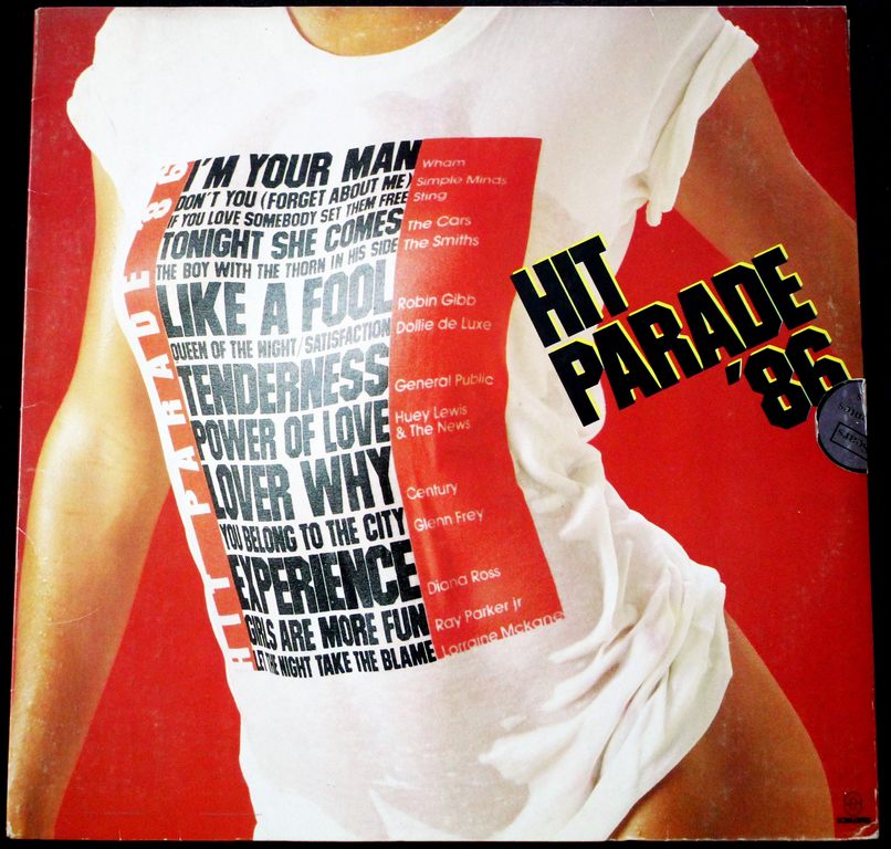 LP vinil Hit Parade 86, coletânea internacional - Familia Muda