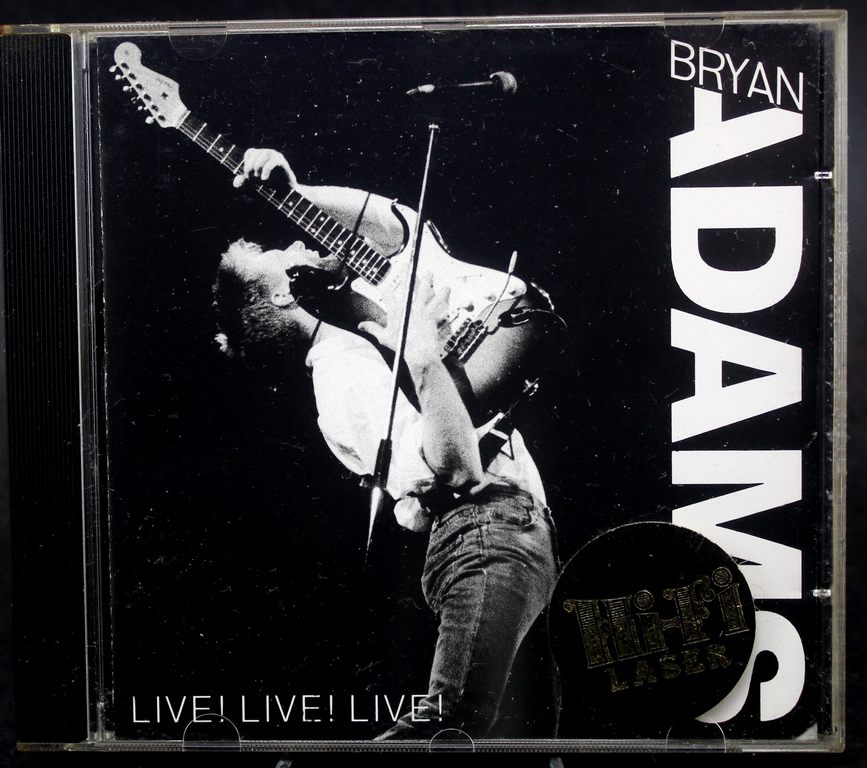 CD Bryan Adams – Live! Live! Live! - Familia Muda